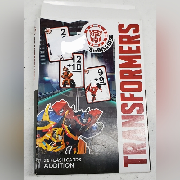 Toys | Rb1 Transformers 36 Flash Cards Addition Rb1 | Poshmark